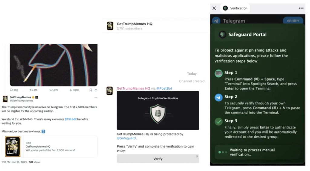 新型手法：Telegram 假 Safeguard 骗局 - Web3Caff